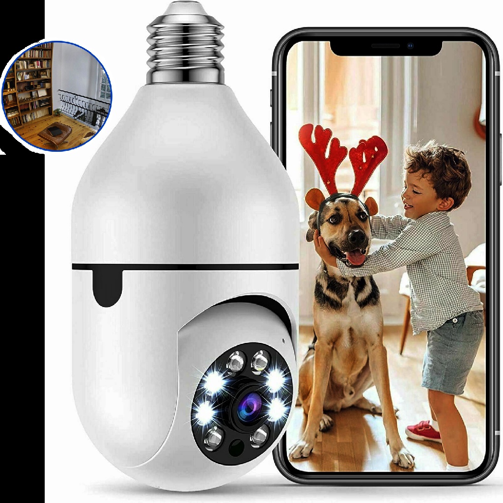 Câmera Lâmpada De Segurança Ip Wifi Smart Yoosee 1080p Infravermelho e ...