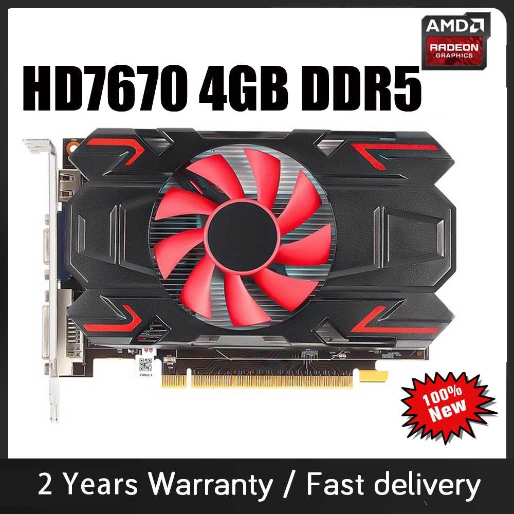 Placa Gráfica AMD HD7670 4G DDR5 - Escorrega o Preço