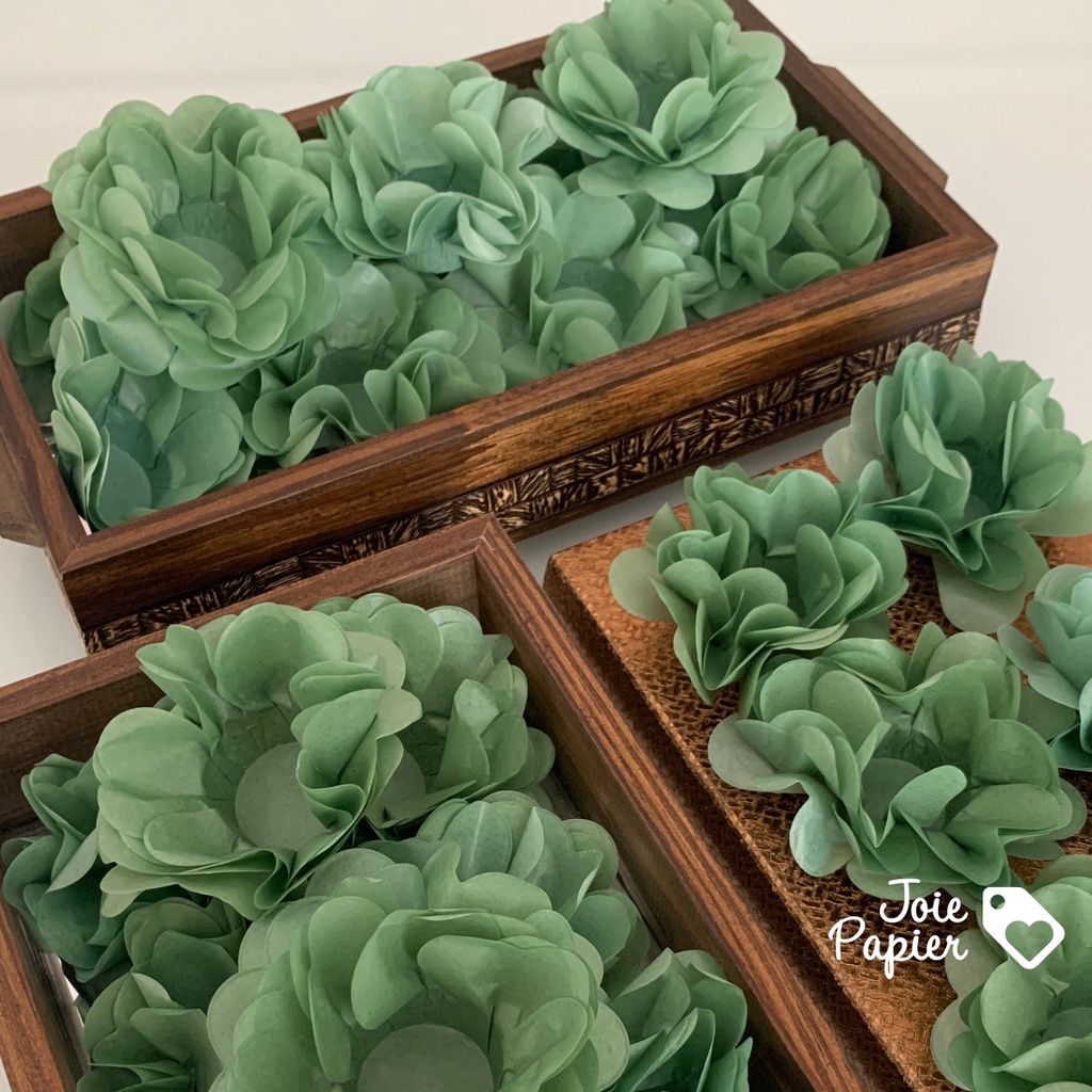 100 Forminhas Super Volume Verde Oliva 4 Camadas Doces Finos Joie ...