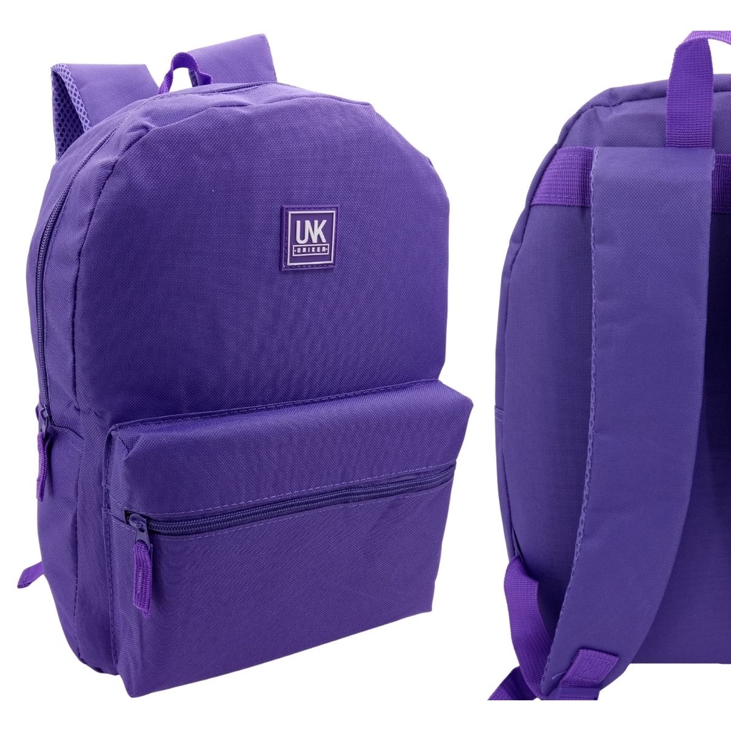 Mochila Basic Escolar Feminino Masculino Jovem Ziper 1 Bolso Promo ...