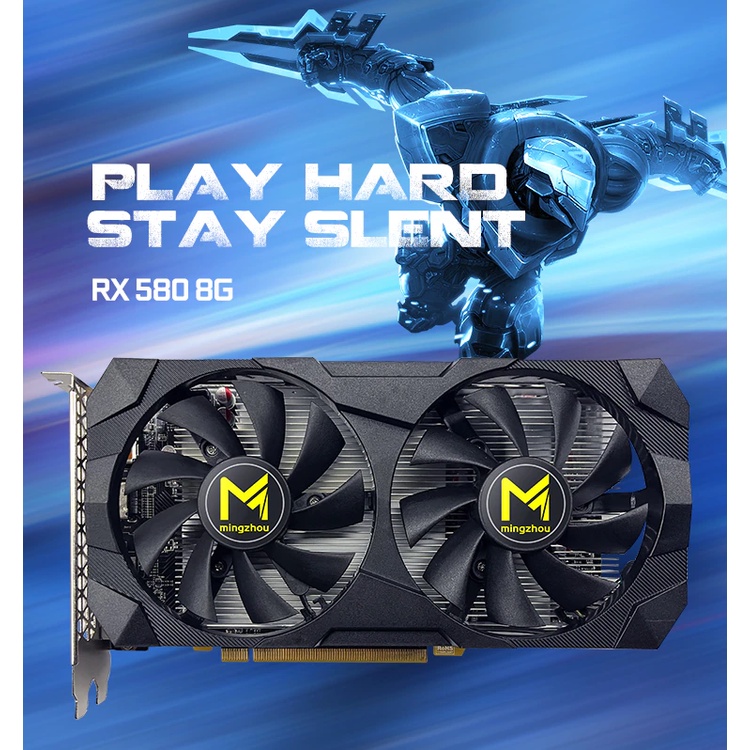 Placa De Vídeo Rx 580 2048 Sp 8gb Vram - Escorrega o Preço
