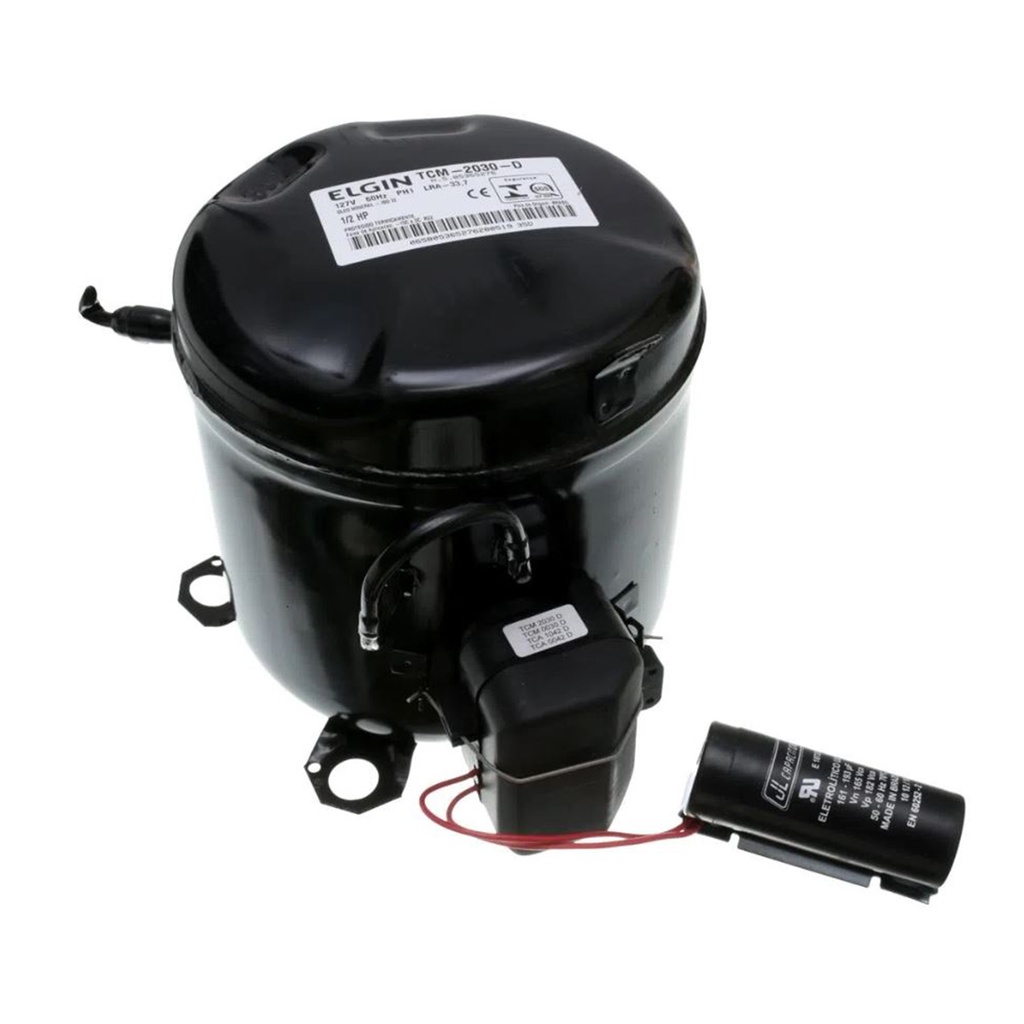 COMPRESSOR ELGIN 1/2 HP R22 110V TCM-2030D | Shopee Brasil