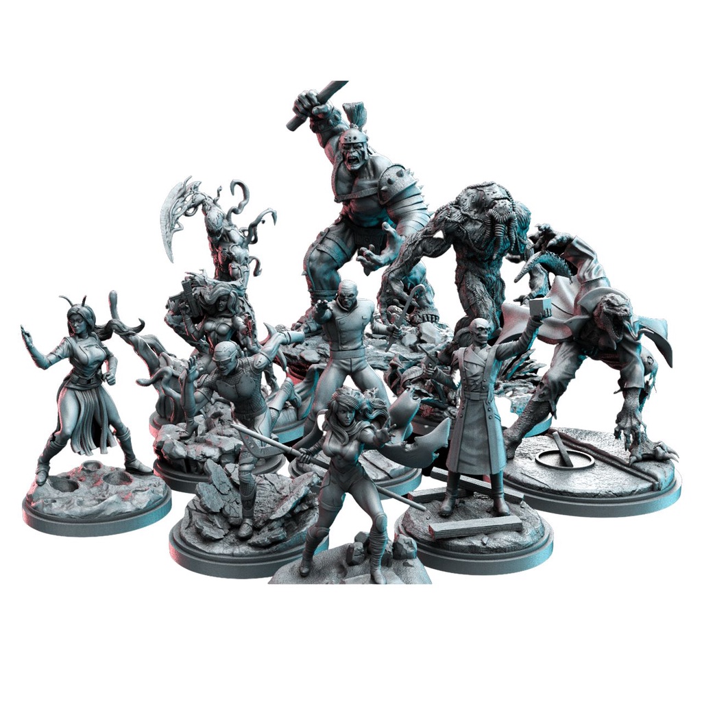 Miniaturas Heróis e Vilões Marvel Crisis Protocol 4 para RPG, D&D e ...