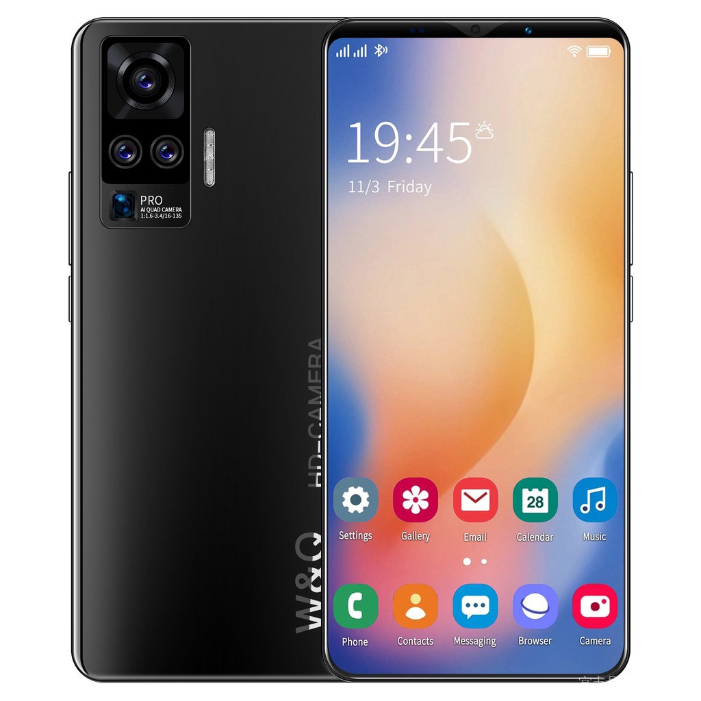 Celular De 5,8 Polegadas x50 Pro Smartphone 4G 5G Desbloqueio Android ...