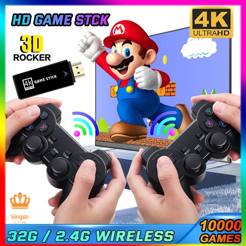 100 % Original 2022 Novos 10000 Jogos Retro Clássico Casa 2.4G Com ...