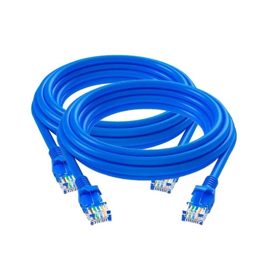 Kit C/ 2 Cabo De Rede Ethernet / Lan Rj45 Cat5 2m | Shopee Brasil