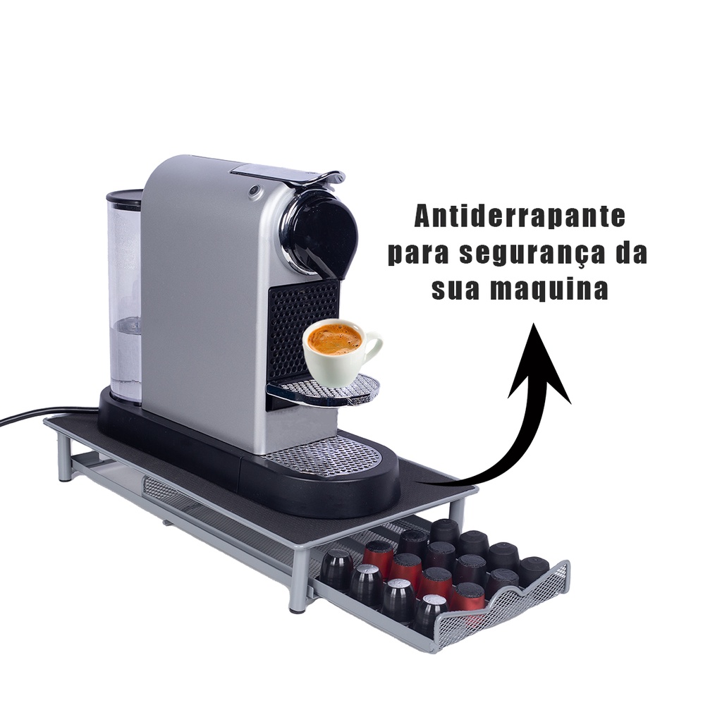 Porta Capsulas Suporte Bandeja 40 Capsulas Café Expresso Nespresso ...
