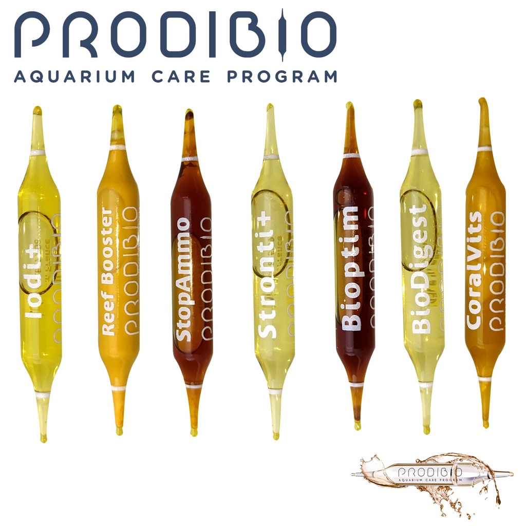 Prodibio Ampolas 1 Unidade Vários Tipos Aquários Marinhos e Água Doce / BIODIGEST / STRONTI ...