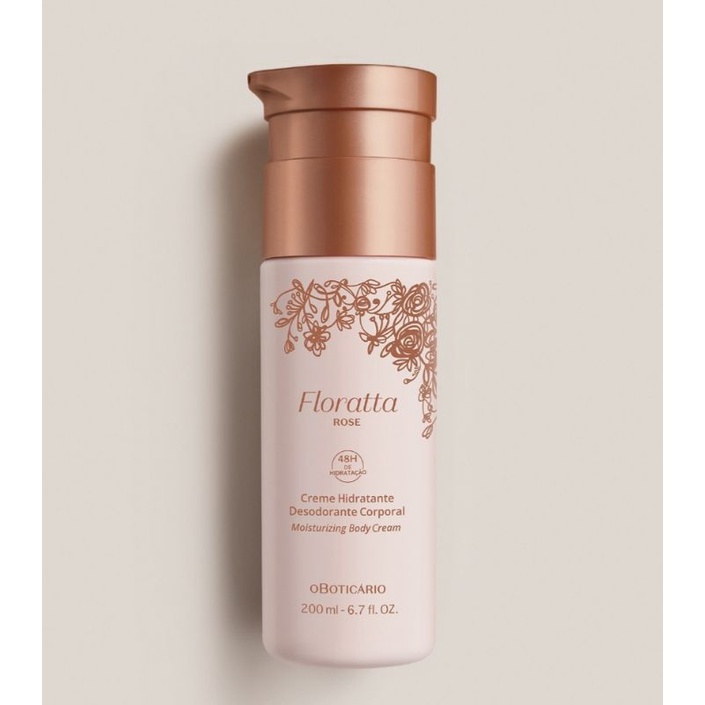Creme Hidratante Desodorante Corporal Floratta Rose, 200ml | Shopee Brasil