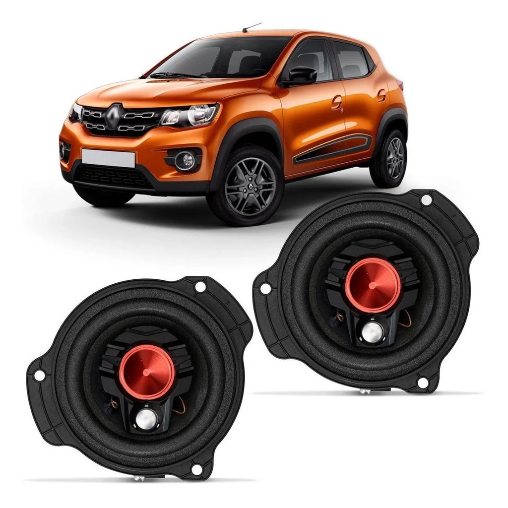 Alto Falante Bomber Renault Kwid 4 Polegadas 100w Rms Par | Shopee Brasil