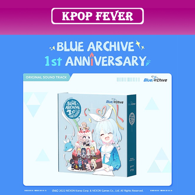 BLUE ARCHIVE - 1ST ANNIVERSARY OST ALBUM 2CD PHOTOBOOK PHOTOCARD SEALED ...