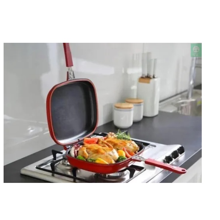 Panela Frigideira Dupla Maxchef Antiaderente Multiuso Facil | Shopee Brasil