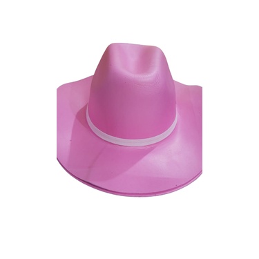 CHAPEU DE COWBOY EM EVA ROSA | Shopee Brasil
