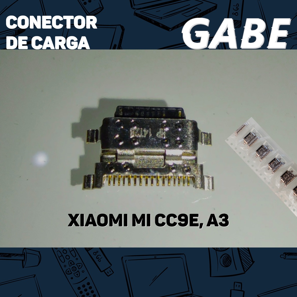 Conector de carga Xiaomi Mi A3, CC9E | Shopee Brasil