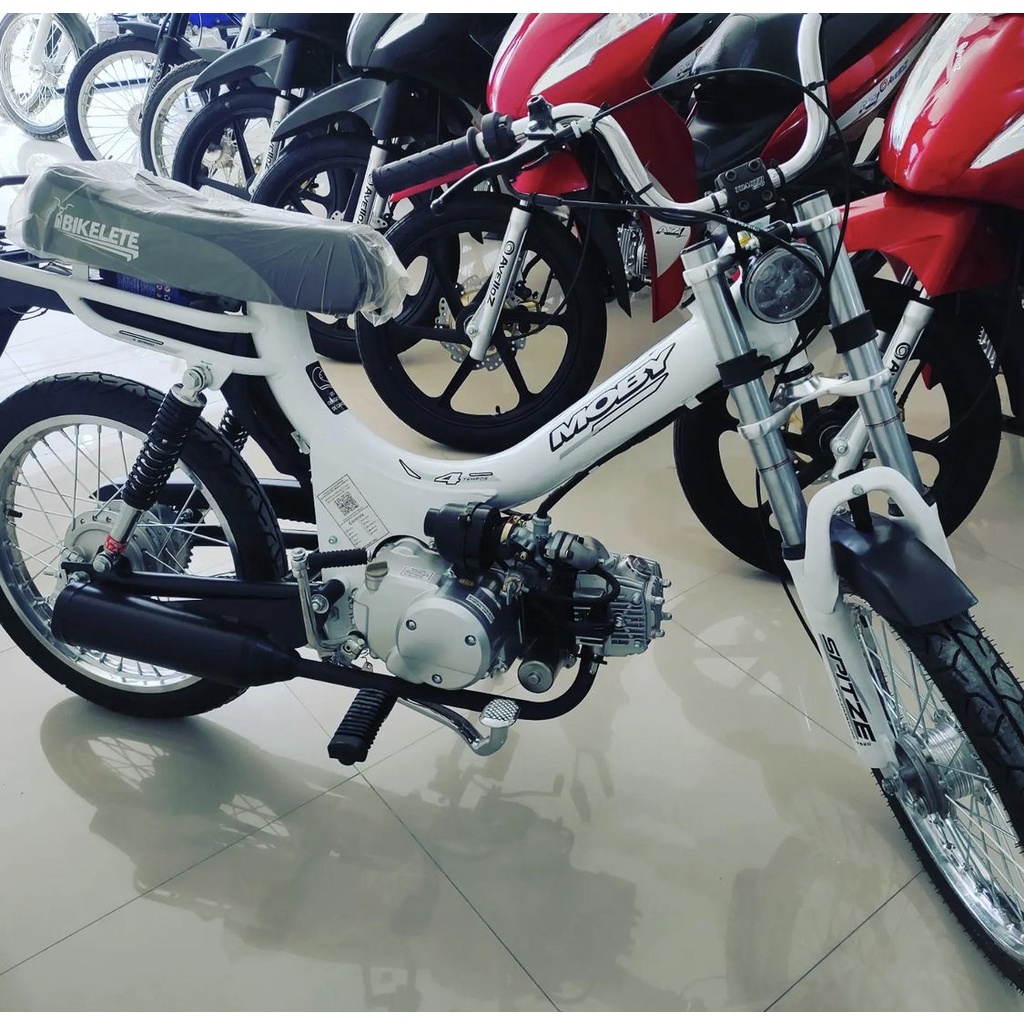 Novo Mobilete Bikelete Motorizada 50cc 4 Marchas | Shopee Brasil