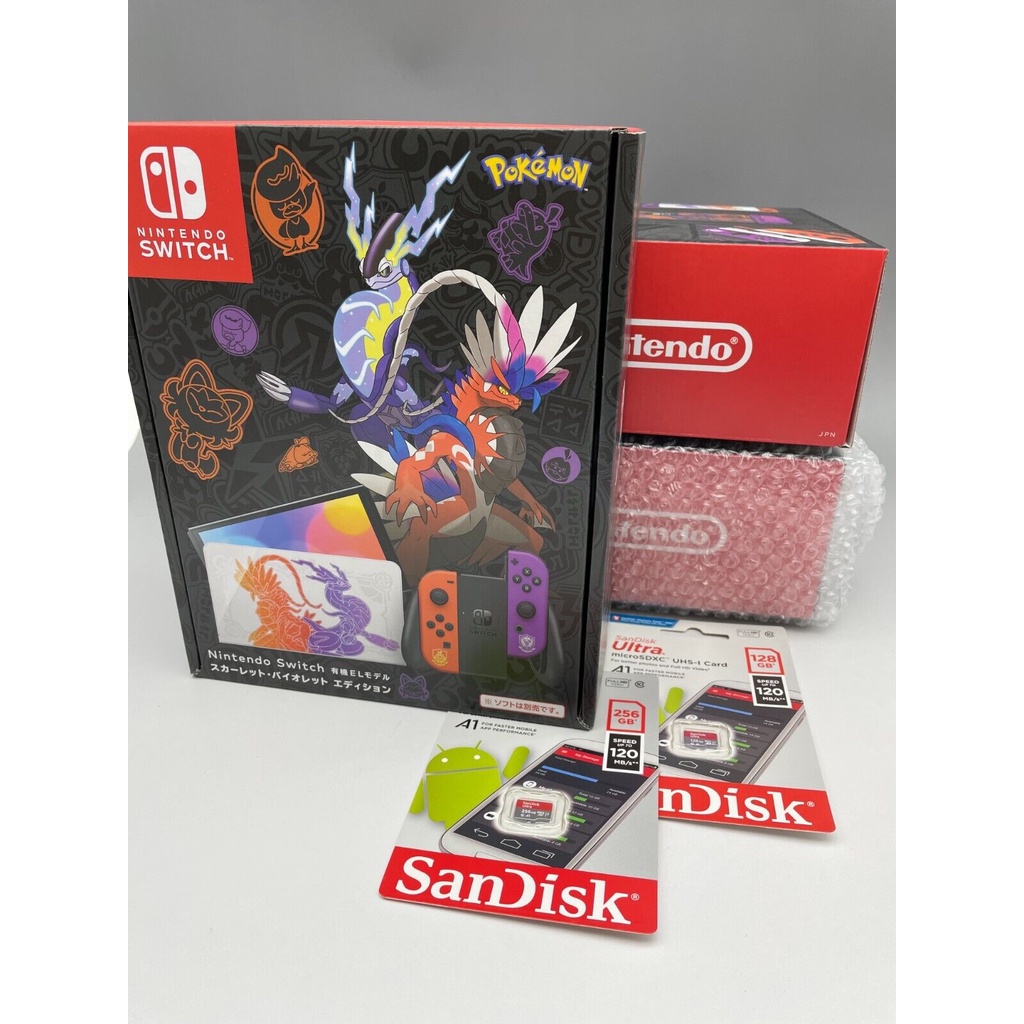 Console Nintendo Switch Oled Pokémon Scarlet And Violet Edt Escorrega