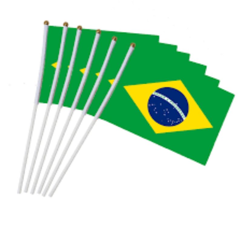 Bandeira do brasil com haste | Shopee Brasil