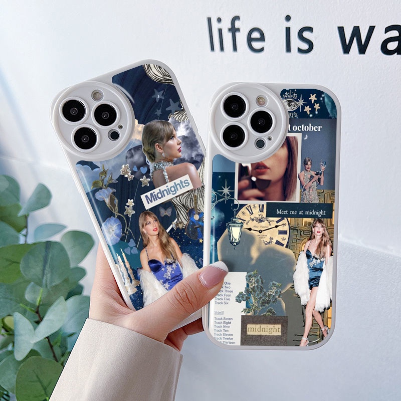Capa De Celular Midnights-Taylor swift Bubble Para iphone XR , XS 11 12 13 promax 7 8 plus 14 14 ...