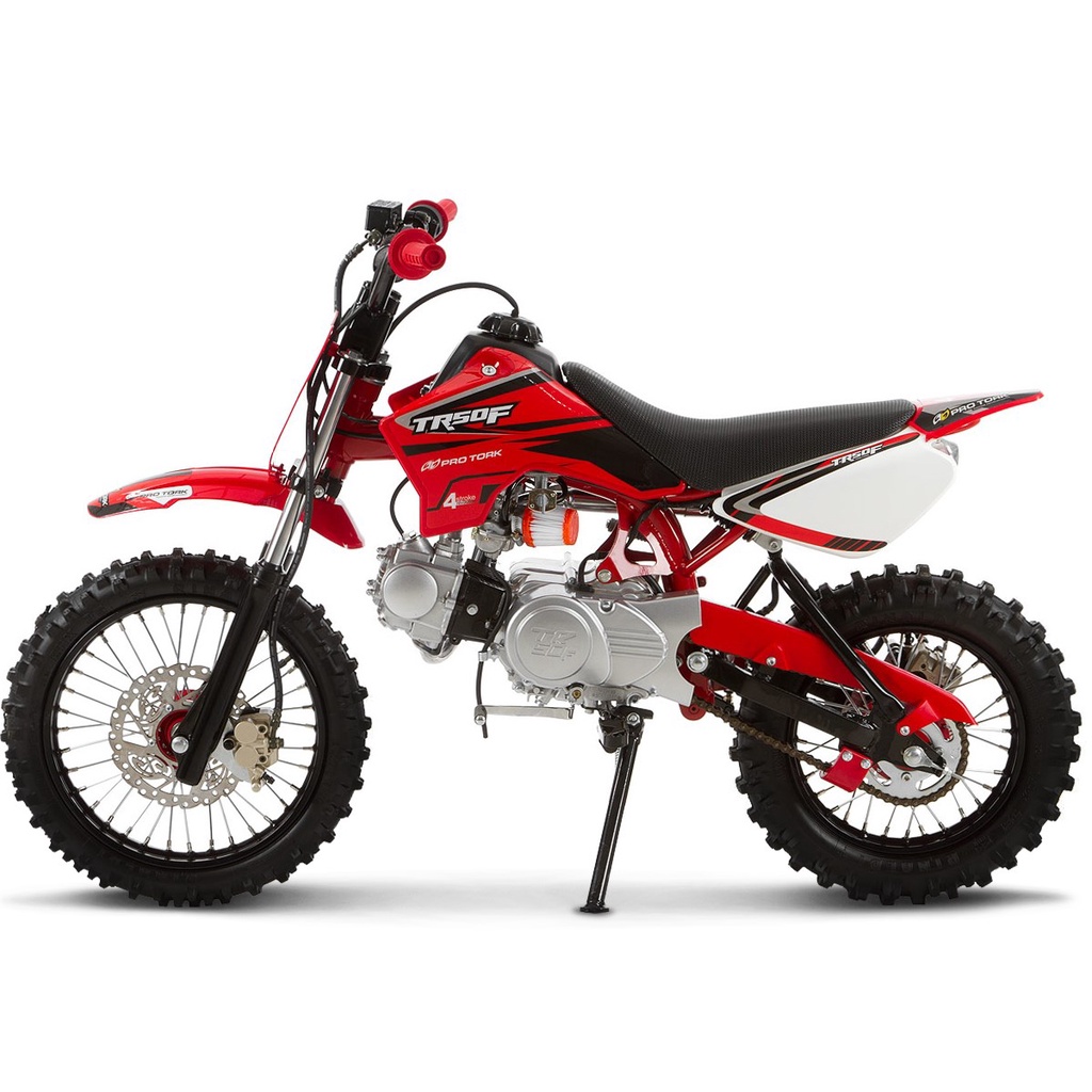 Mini Moto Motocross Partida Elétrica Pro Tork Tr 50f Off Road Aro 14 X ...