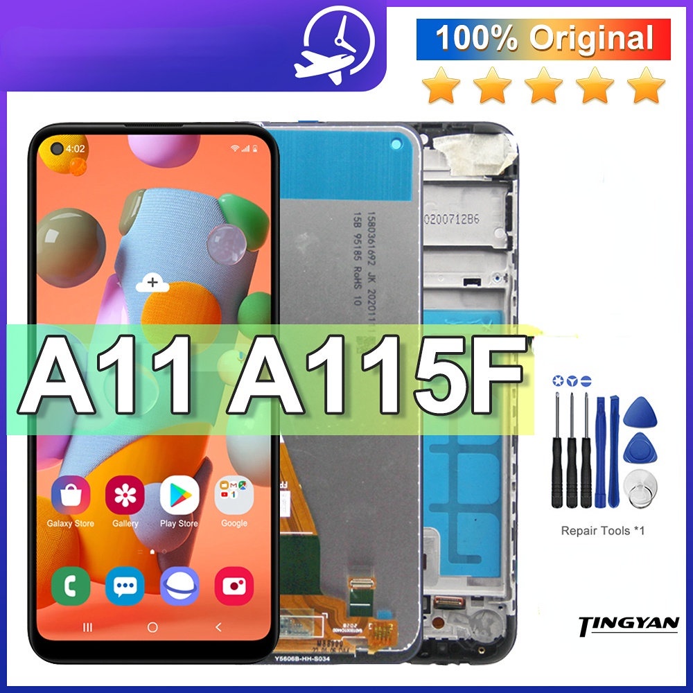Lcd 100 % Original Com Moldura Para Samsung Galaxy A11 Tela Touch ...