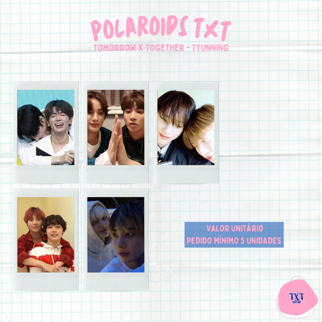 POLAROID TXT (TOMORROW X TOGETHER) TAEHYUN E HUENINGKAI | kpop fanmade ...
