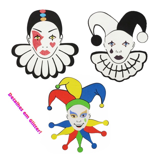 Painel Arlequim, Pierro e Colombina - decoração de Carnaval | Shopee Brasil