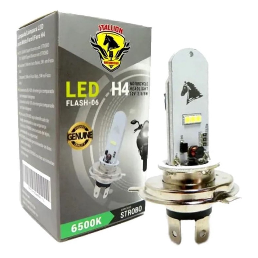 Lâmpada H4 35x35 Super Led 6500k Universal Strobo - Stallion ...