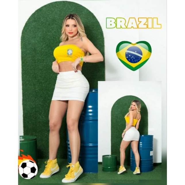 Cropped Top do Brasil | Shopee Brasil