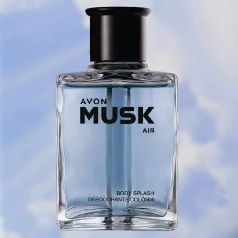 Avon Musk Air 90ml Colônia Body Splash Masculino | Shopee Brasil