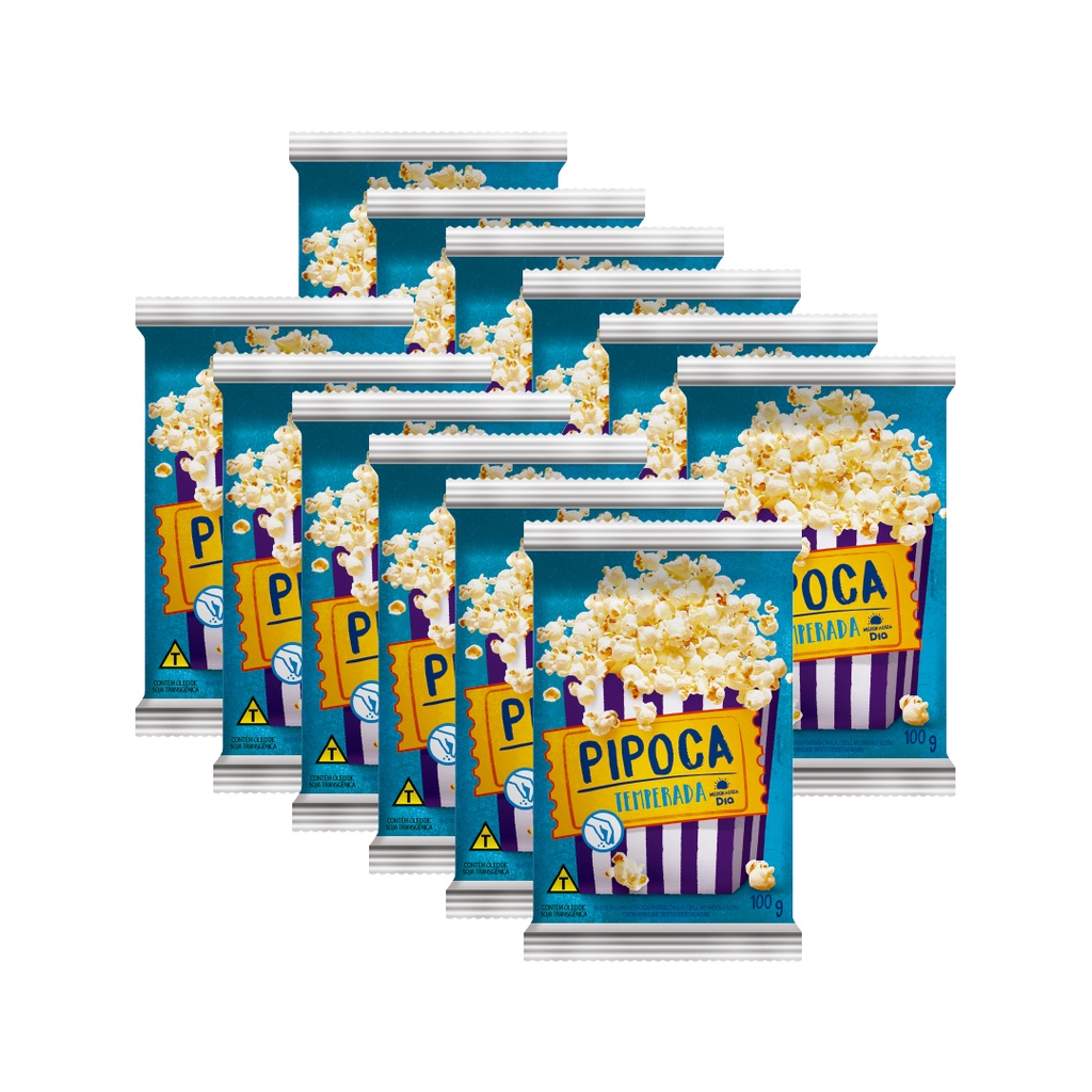 Pipoca Tempero Chef 100g - 42 Unidades | Shopee Brasil