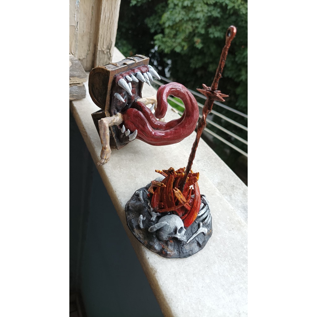 mimic e bonfire darksouls | Shopee Brasil