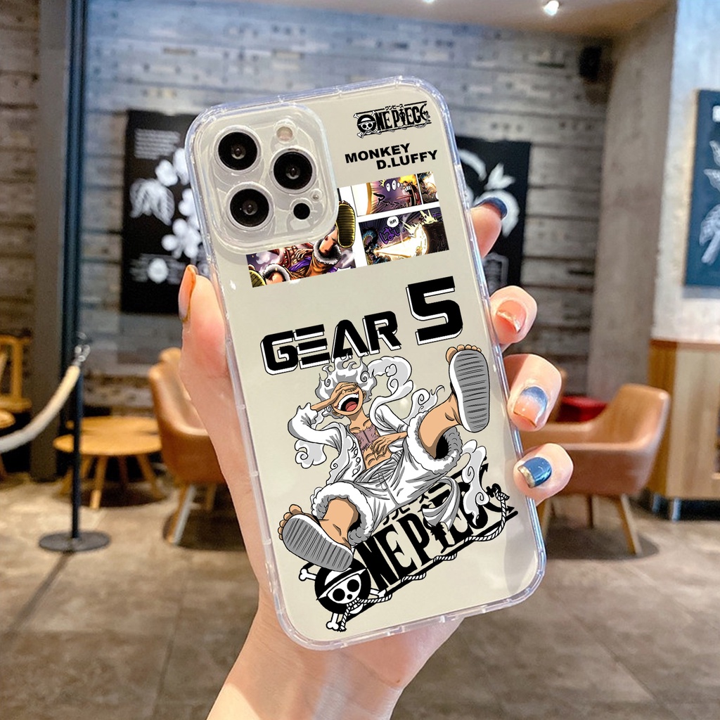 Capa Estampa de Anime One PIECE LUFFY GEAR 5 para Todos os Tipos REALME ...