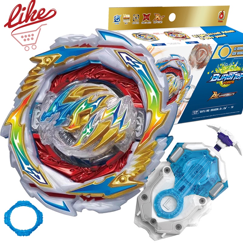 Beyblade Burst B-199 Gatling Dragon with-184 LR Launcher Set DB ...