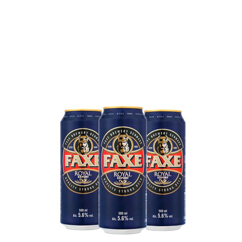 Kit Cerveja Faxe Royal Lt 500 ml 03 Unidades | Shopee Brasil