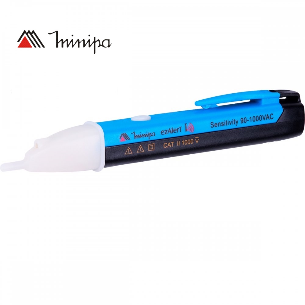 Detector de Tensão MINIPA EzAlert I Serie I CAT-II 1000V - Caneta Voltimetro com Bateria ...
