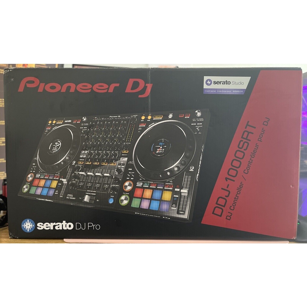 Pioneer DDJ-1000SRT Black Serato DJ Pro 4ch performance DJ controller ...