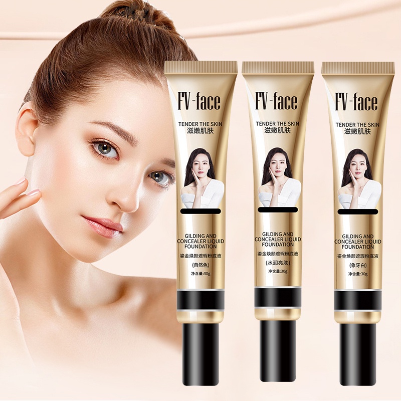 FV Face Foundation Fosco Leve Controle De Oleosidade Corretivo Facial ...