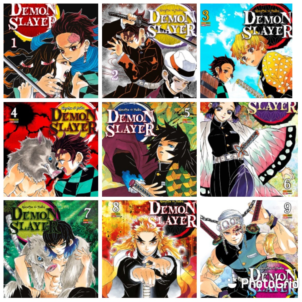 Mangá Demon Slayer - Kimetsu No Yaiba 1 ao 23 + Extras - Escorrega o Preço