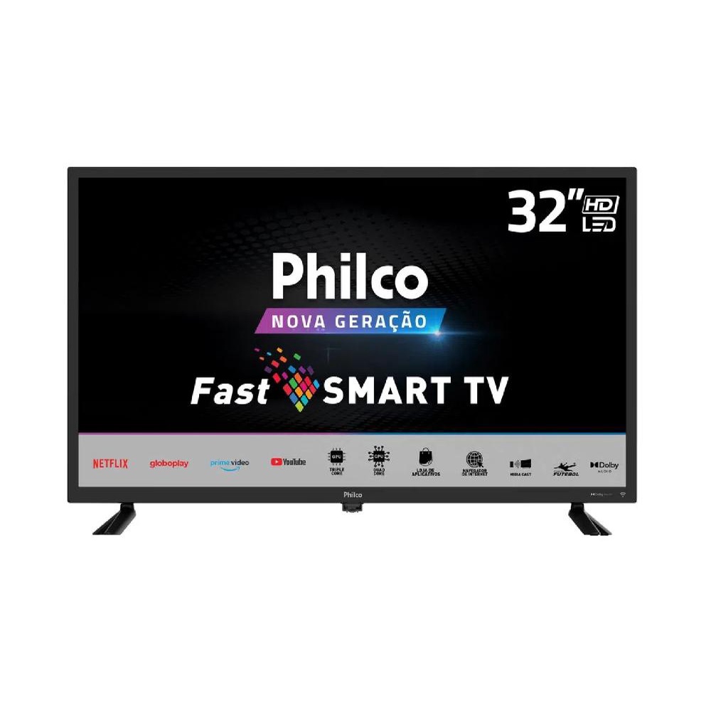 SMART TV PHILCO 32" D-LED PTV32D10N5SKH | Shopee Brasil
