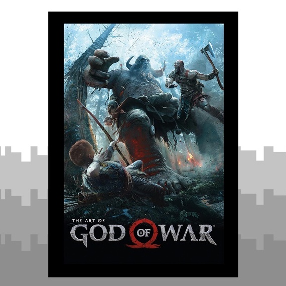 Quadro - Placa - Poster Decorativo - God of War (GOW) | Shopee Brasil