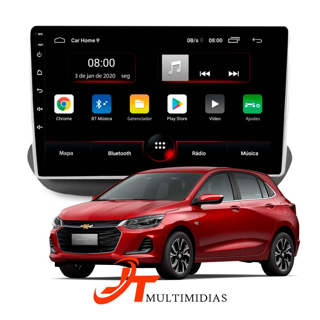 Multimidia Onix 20/21/22 9poleg Android Wifi Gps Bluetooth | Shopee Brasil