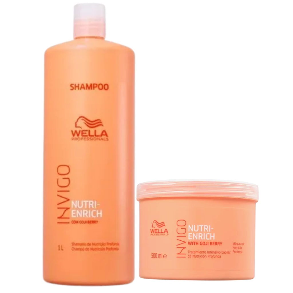 Wella Kit Invigo Nutri Enrich Shampoo e Condicionador 1Litro - Desconto ...