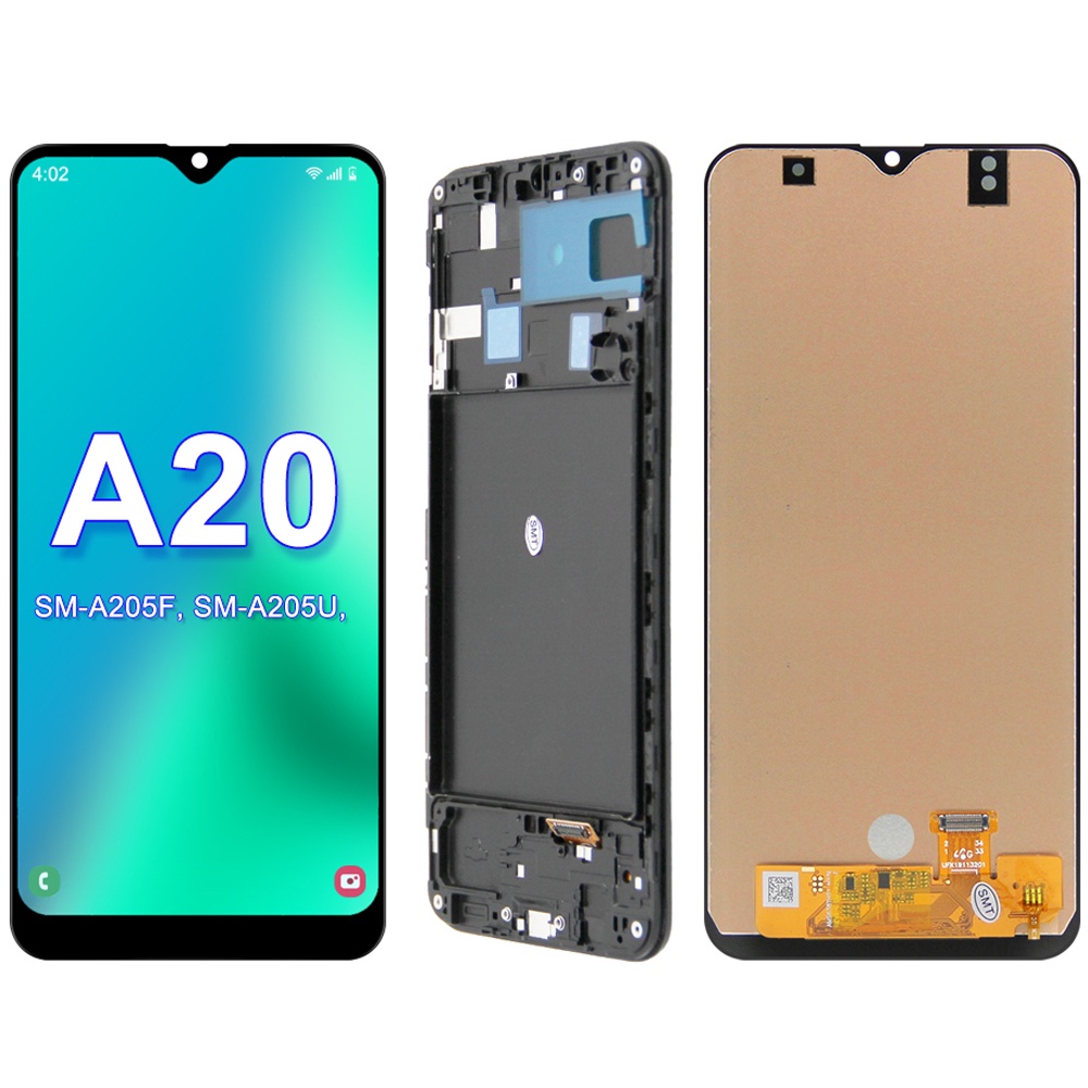 Tela Frontal Touch Display Galaxy A20 A205 SM-A205F A205FN A205GN Incell | Shopee Brasil