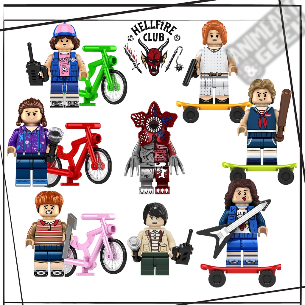Lego - Stranger Things - Miniatura - Minifigure - Bloco de Montar ...