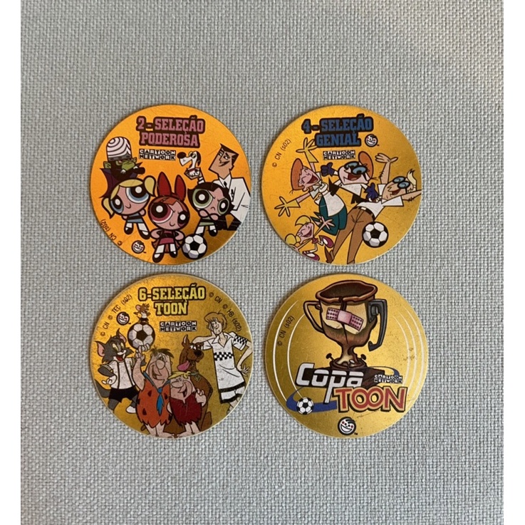 Tazo cartoon network ouro | Shopee Brasil