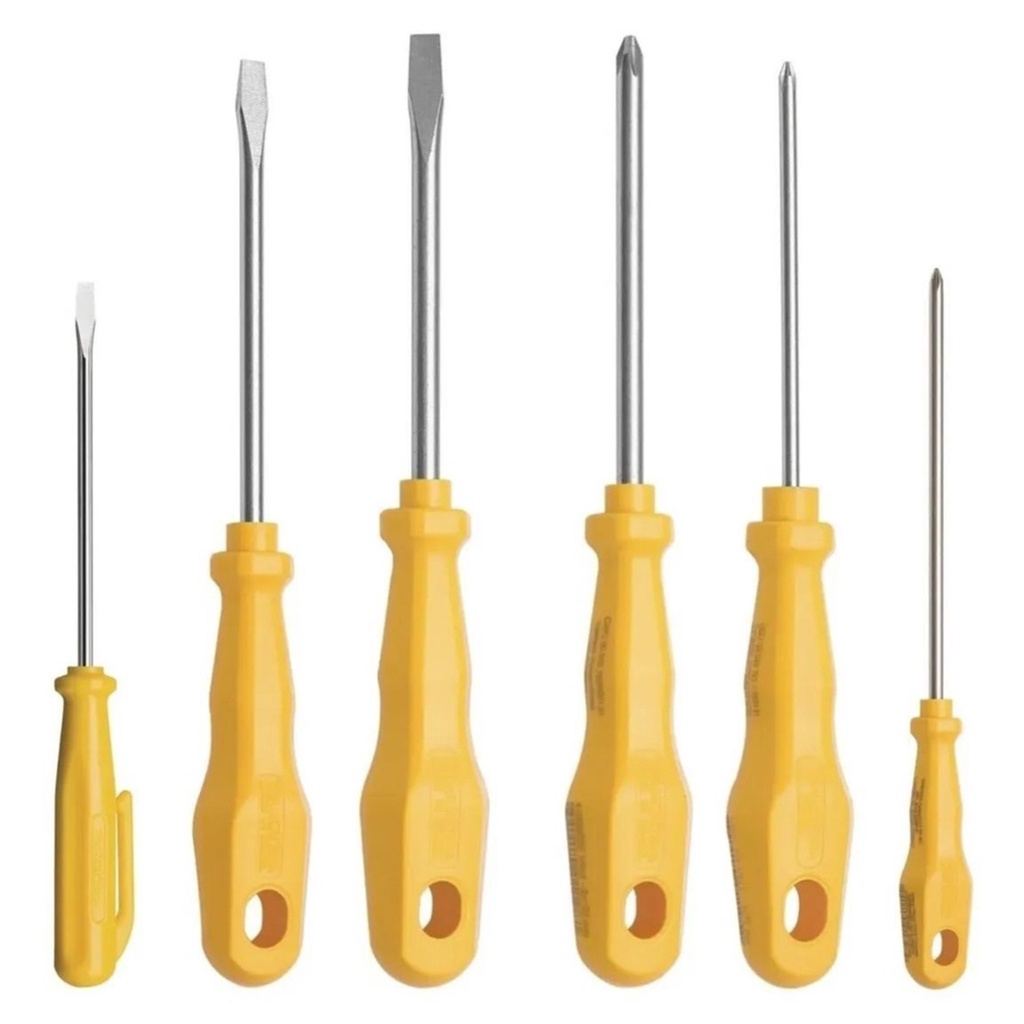 Jogo de Chaves de Fenda e Philips Tramontina Master Kit com 6 Peças ...