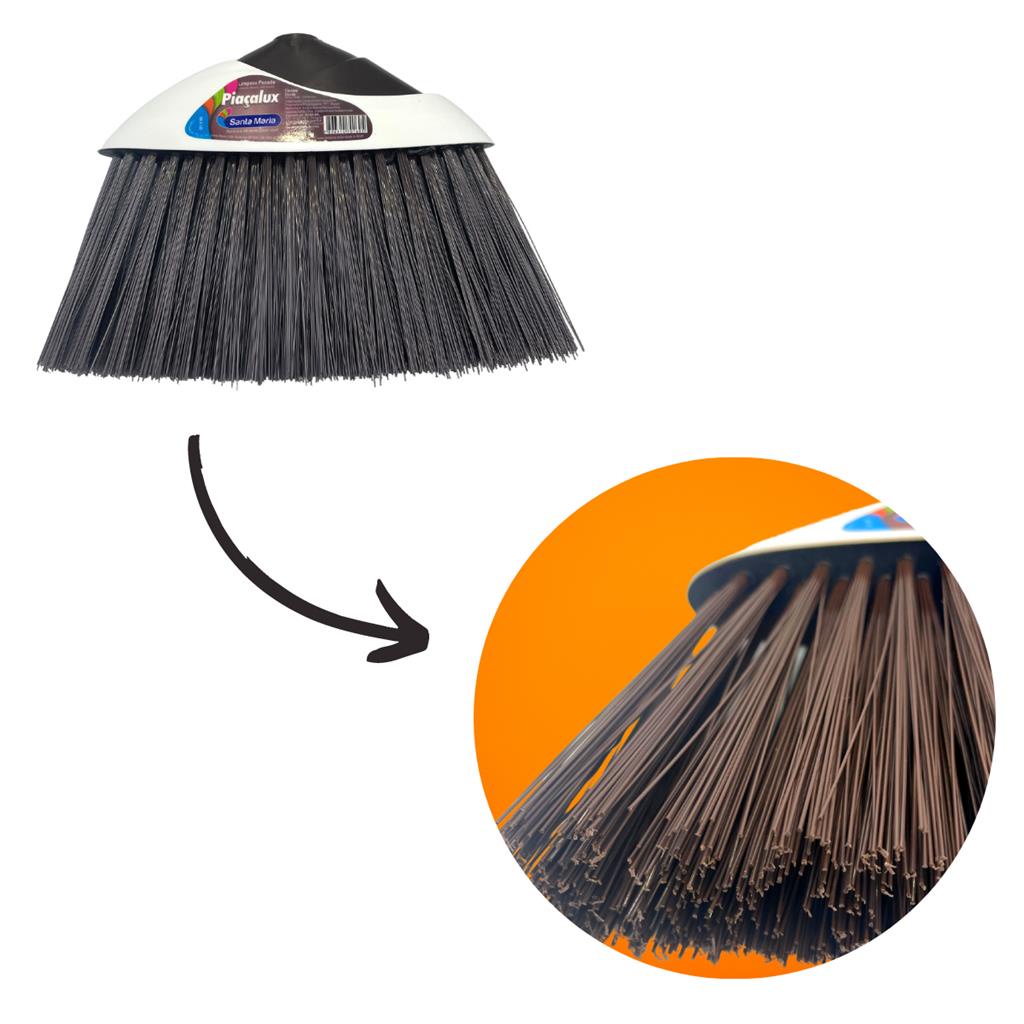 Vassoura Piacalux Santa Maria Limpeza Pesada Varrer Limpar | Shopee Brasil