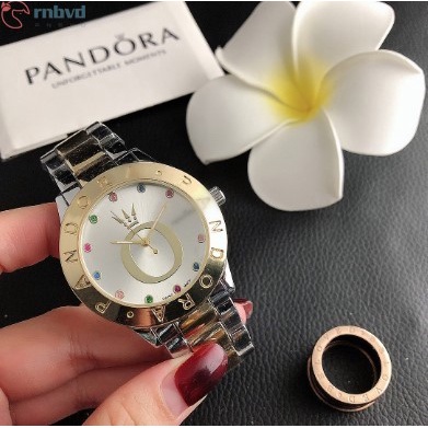 Relógio De Pulso Pelogios Pandora Luxo Pulseira De Aço Inoxidável ...