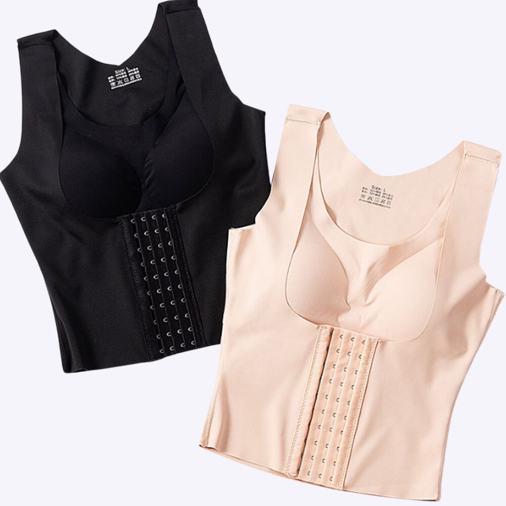 Cinta 4 em 1 Modeladora Sem Costura Com Bojo | Shopee Brasil