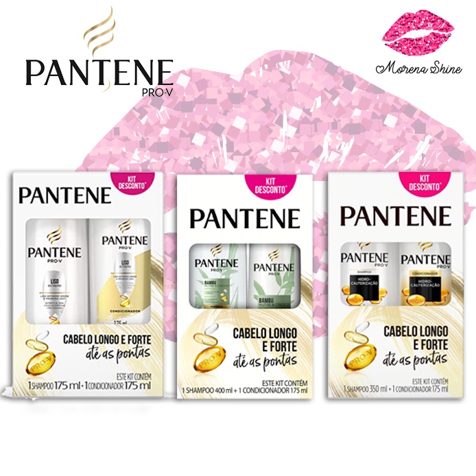 Kit Pantene Shampoo 350ml + Condicionador 175ml | Shopee Brasil